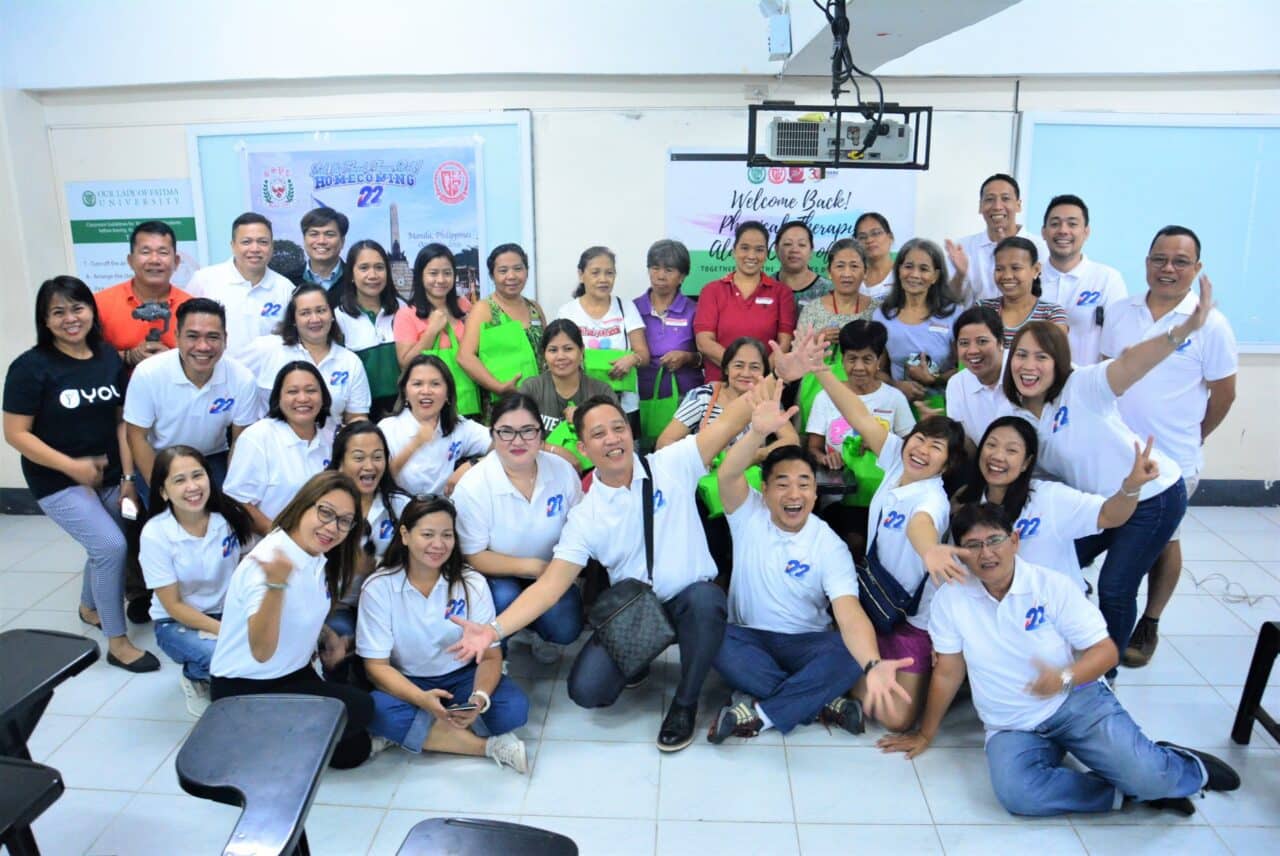 Physical Therapy Alumni Batch 1997 reunites for a cause - Our Lady of ...