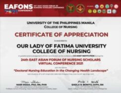 Bachelor of Science in Nursing - Our Lady of Fatima University