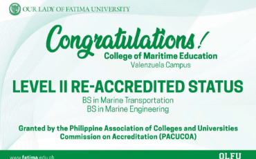 Accreditations Archives - Our Lady of Fatima University