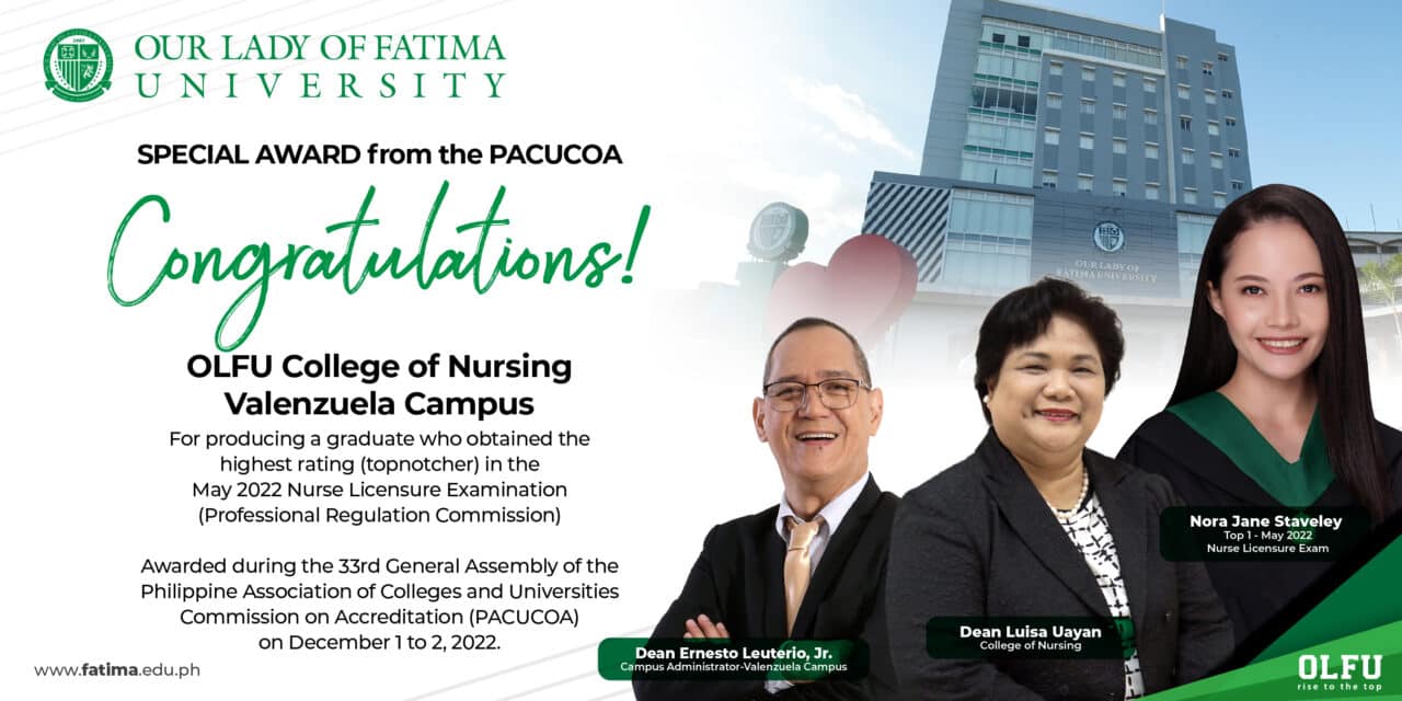 PACUCOA applauds OLFU Feats at 33rd General Assembly - Our Lady of ...