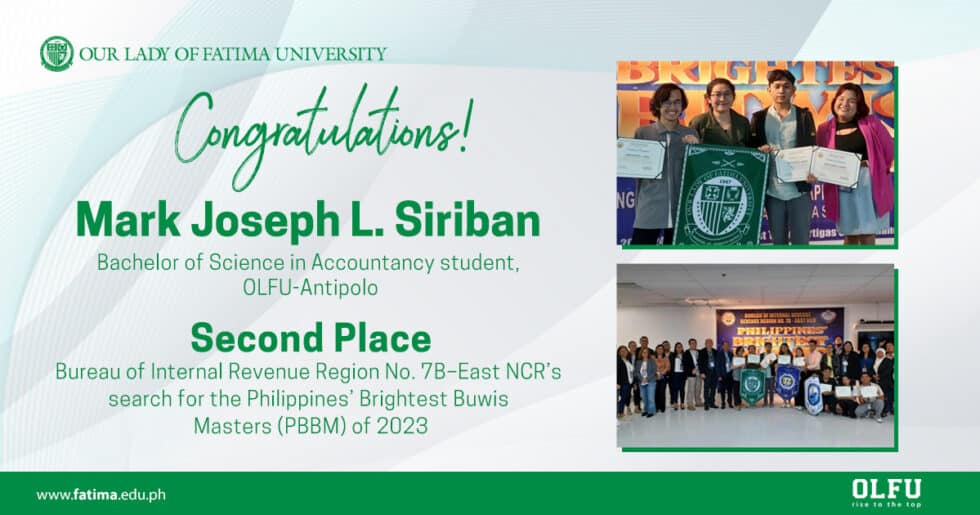 Aspiring Accountant from Antipolo Campus among BIR’s Brightest Tax ...