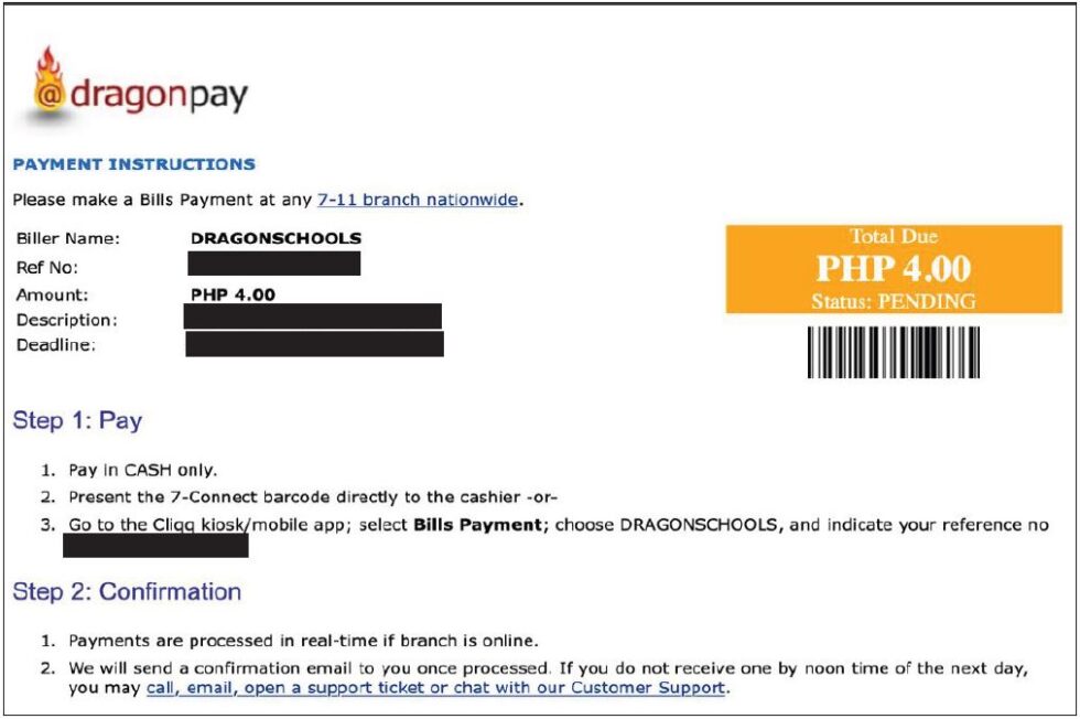 Payment Channels - Our Lady of Fatima University